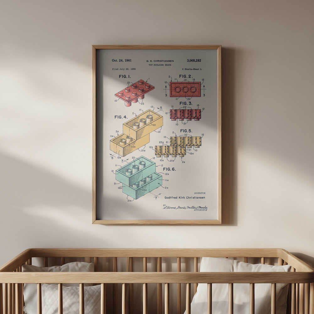 Lego Patent Poster | The Birth Poster